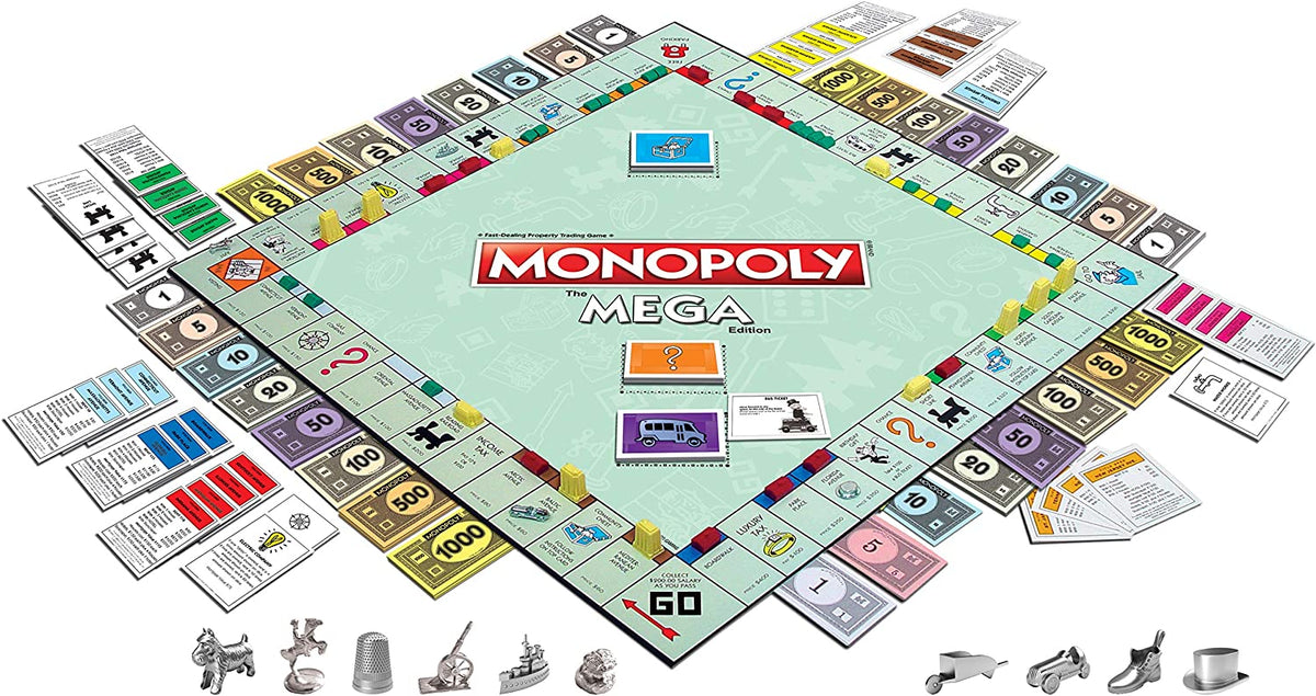 Monopoly Mega Edition 大富翁特大版 (桌遊線上購買及介紹) - Painkiller Boardgame 棋艦網購店 ...
